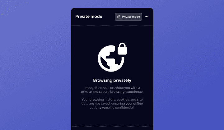 Dark Internet Browser App Template | Internet Browser UI Design | Uizard