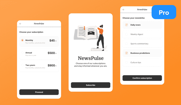 Header UI Design | Header UI Templates | Uizard
