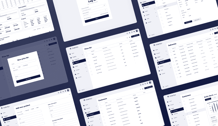 Purchase Order Management Web App Template | Uizard