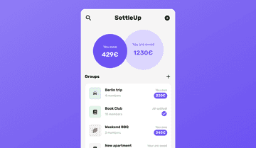 Group Expense Mobile App Template | Group Expense App Design | Uizard