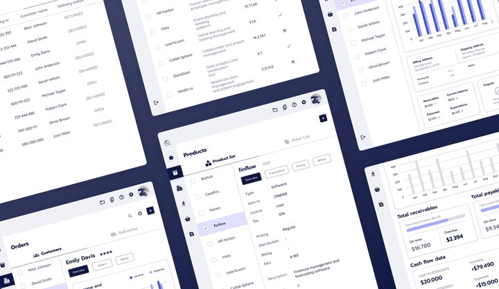 Purchase Order Management System Tablet App Template | Uizard