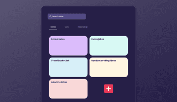 Notes Tablet App Template | Notes App Design | Uizard