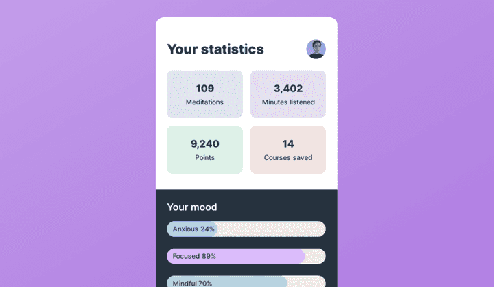 Meditation App UI Design Template | Uizard