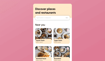 Table Booking App Template | Restaurant Table Booking Design | Uizard
