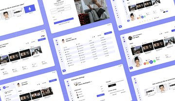 Video Call UI Design Web Template | Uizard