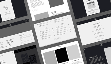 Restaurant Website Wireframe Template | Uizard