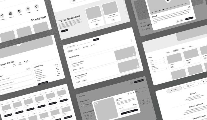 Website Wireframe UI kit | Website Wireframe UI Kit | Uizard
