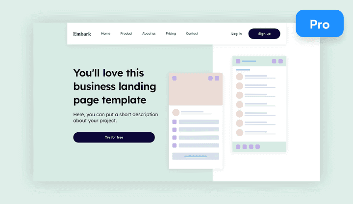 Startup Landing Page Template | Uizard