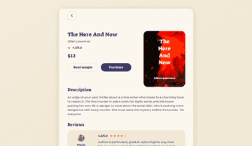 Book Reading App Template | Uizard