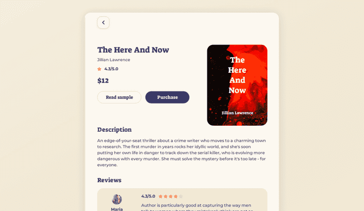 Book Reading App Template | Uizard