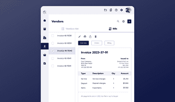 Purchase Order Management System Tablet App Template | Uizard