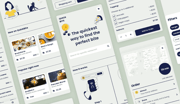 Food Delivery App Template | Food Delivery App UI | Uizard