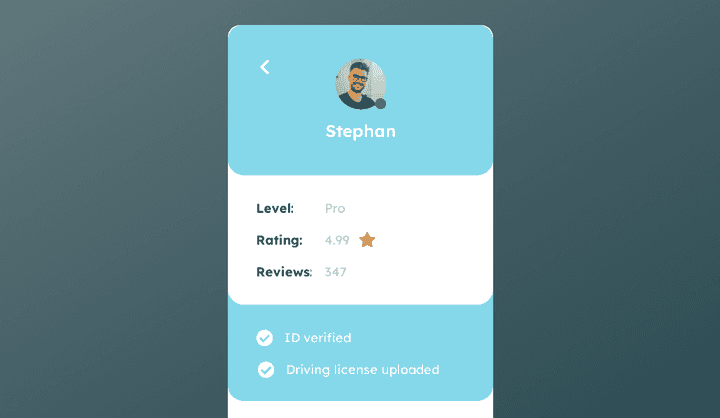 Carpool App Template | Carpool App Design Template | Uizard