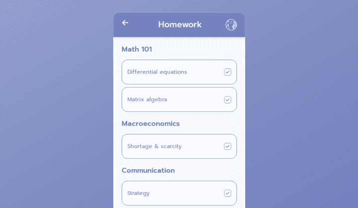 Study App UI Design Template | Uizard