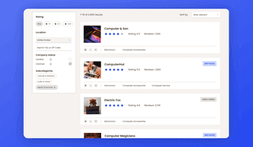Review Website Template | Customer Review Web Design | Uizard