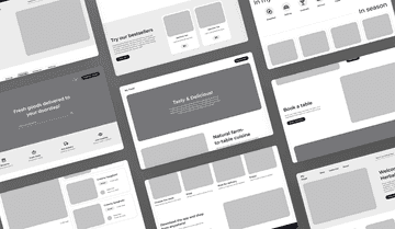 Website Wireframe UI kit | Website Wireframe UI Kit | Uizard