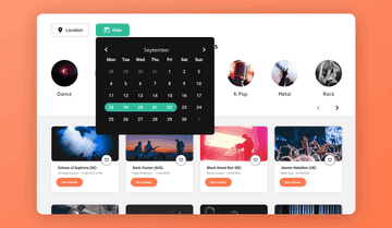 Ticket Booking Website Template | Ticket Booking Web Design | Uizard
