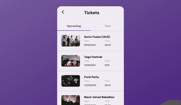 Ticket Booking Light App Template | Ticket Booking UI Design | Uizard