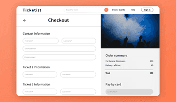 Ticket Booking Website Template | Ticket Booking Web Design | Uizard