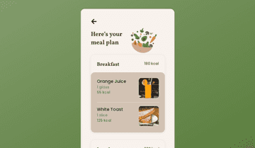 Calorie Counter UI Design Template | Uizard