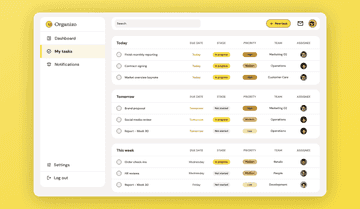 Task Management Web App Template | Uizard