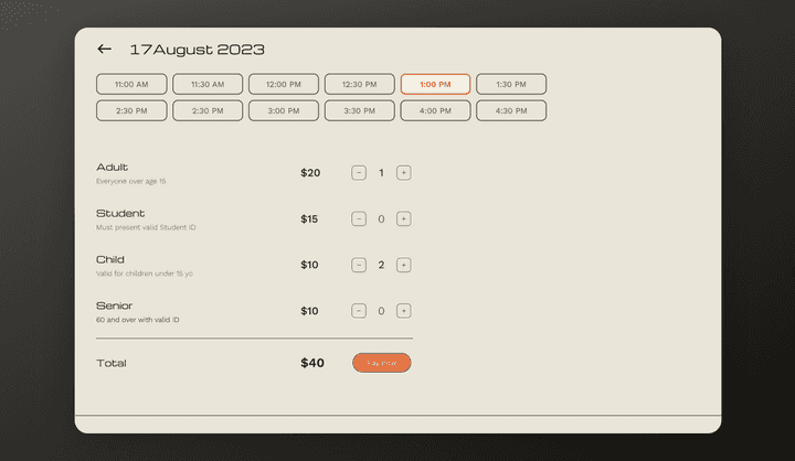 Museum Website Template | Museum Website Design | Uizard