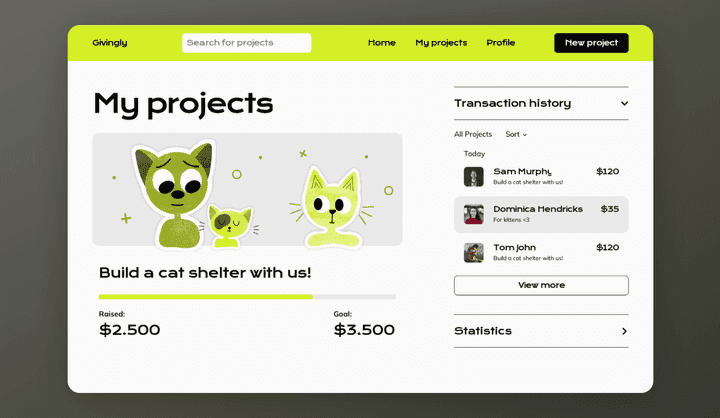 Crowdfunding Website Template | Crowdfunding Website Design | Uizard