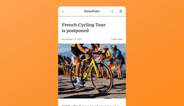 News App Template | News App UI Design | Uizard