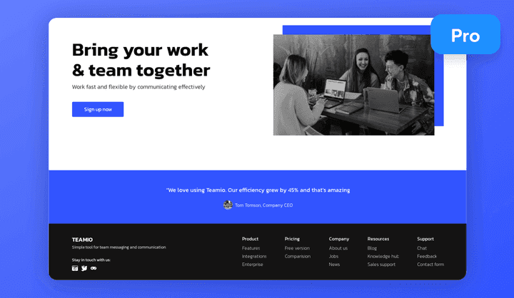 Music Streaming Website Template | Uizard