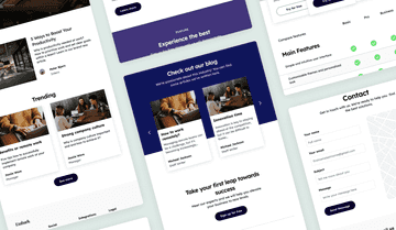 Business Tablet App Template | Business Tablet App Design | Uizard