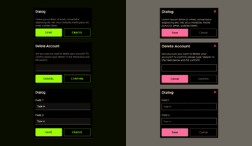 Dialog UI Components | Dialog Box UI | Uizard