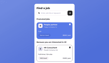 Job Finding App Template | Job Finder App UI Design | Uizard
