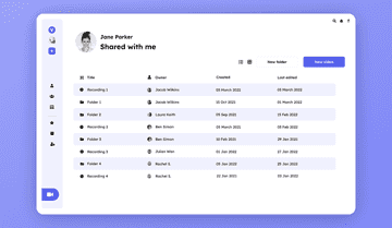 Video Call UI Design Web Template | Uizard