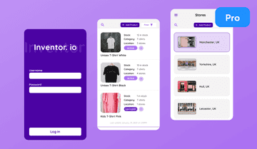 Inventory App Template | Inventory App UI Design | Uizard