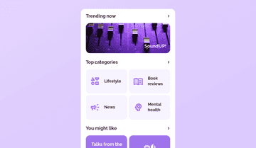 Podcast App UI Design | Podcast App Design | Uizard