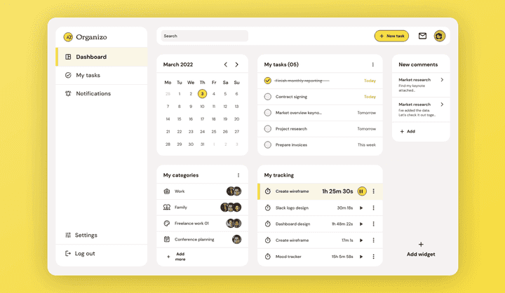Task Management Web App Template | Uizard
