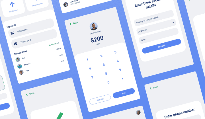 Money Transfer App UI Design Template | Uizard