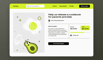Crowdfunding Website Template | Crowdfunding Website Design | Uizard