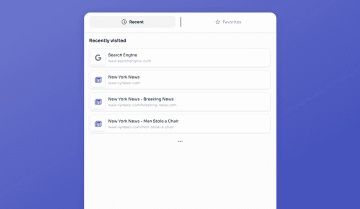 Internet Browser Tablet App Template | Tablet App Design | Uizard