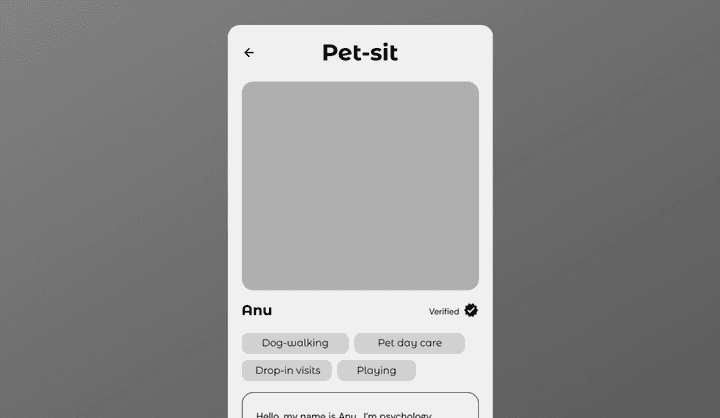 Pet Sitting App Wireframe Template | Uizard