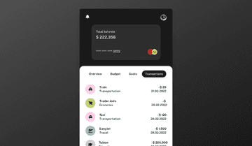 Budgeting App Template | Budgeting App UI Design | Uizard