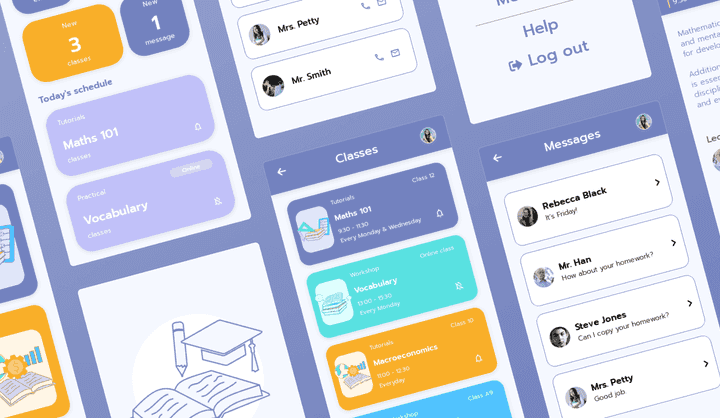 Study App UI Design Template | Uizard
